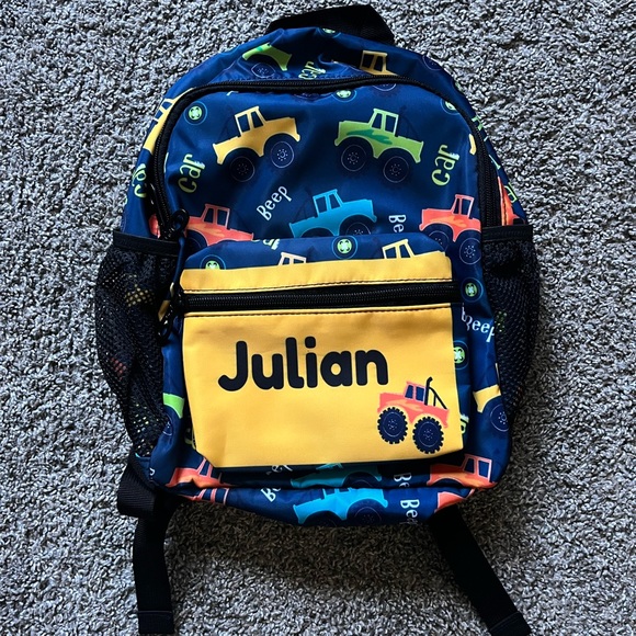 Amazon | Accessories | Brand New Toddlertruck Theme Backpack With ...
